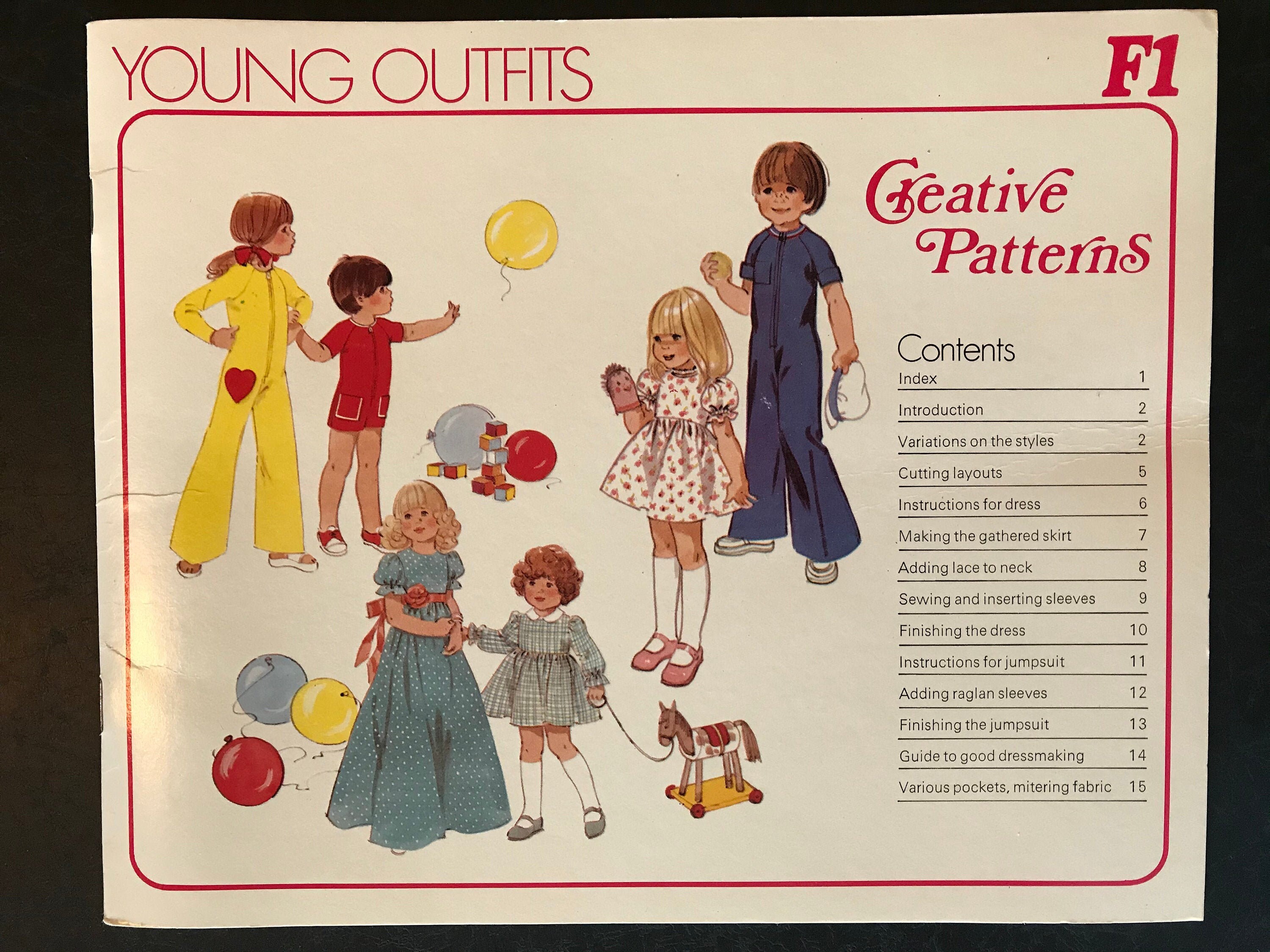 Creative Patterns F1 Young Outfits Unisex Boys & Girls - Etsy UK