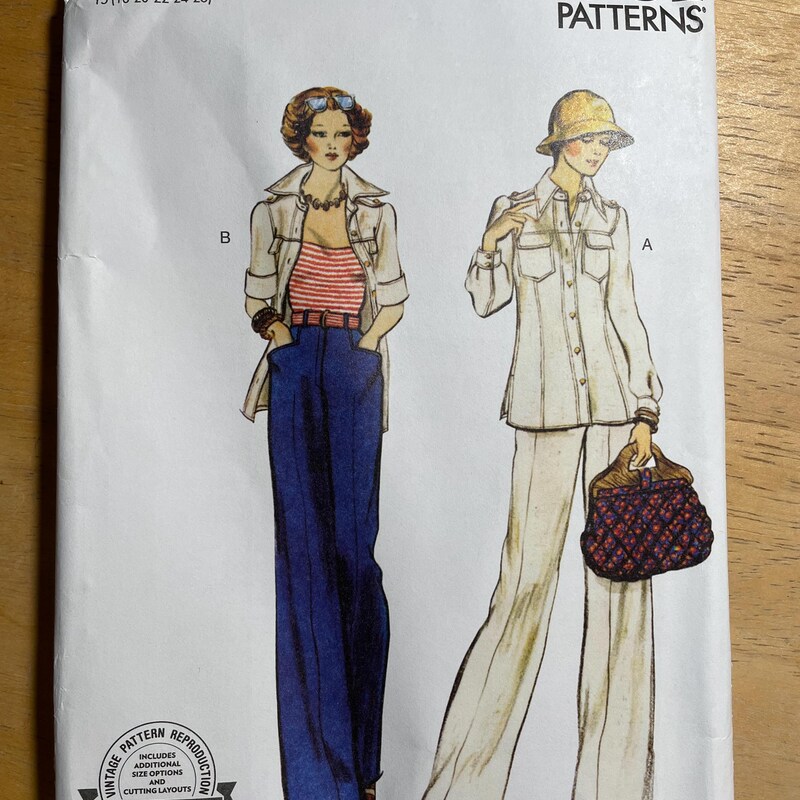 Epaulet Shirt Pattern - Etsy