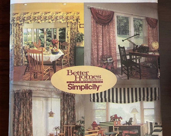 Simplicity 4497 Pattern UNCUT Sewing for Dummies Easy Fast Curtains and ...