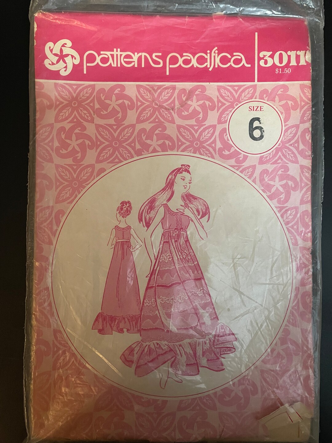 Patterns Pacifica 3011 Pattern UNCUT Vintage Hawaiian Sleeveless Raised ...