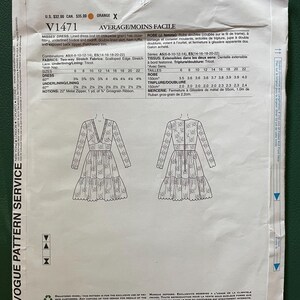 Vogue V1471 1471 Pattern UNCUT Designer Original Nicola Finetti ...