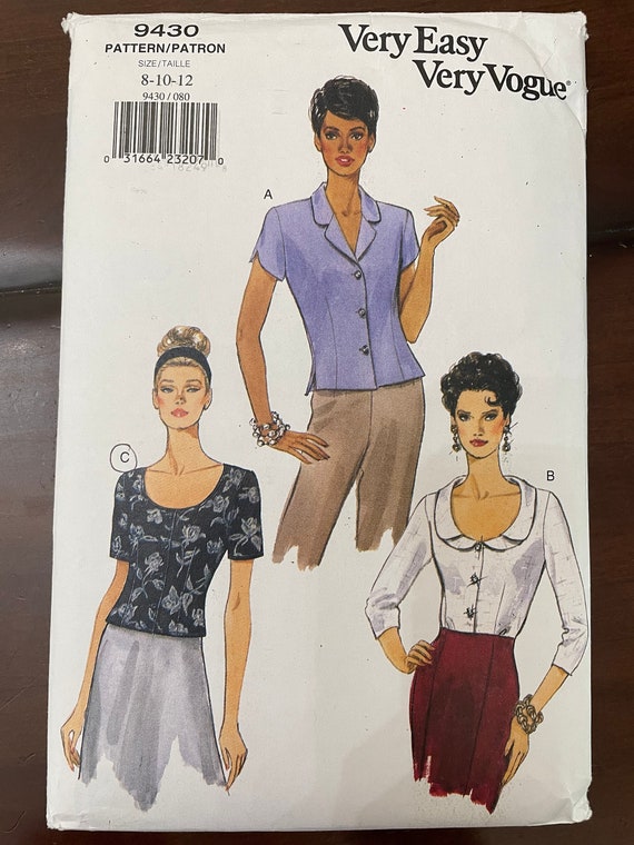 Vogue 9430 Pattern CUT Complete 1990s Vintage Very Easy No - Etsy