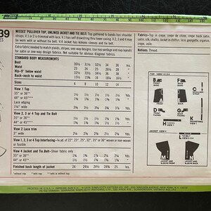 Simplicity 8739 Pattern UNCUT 1970s Pullover Square Neck Shoulder Strap ...