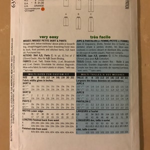 Butterick 6350 Pattern Fast and Easy Casual Drawstring Waist - Etsy