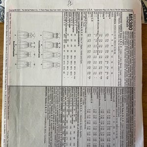 Mccalls M5380 5380 Pattern UNCUT Vintage 2000s Laura Ashley Easy ...