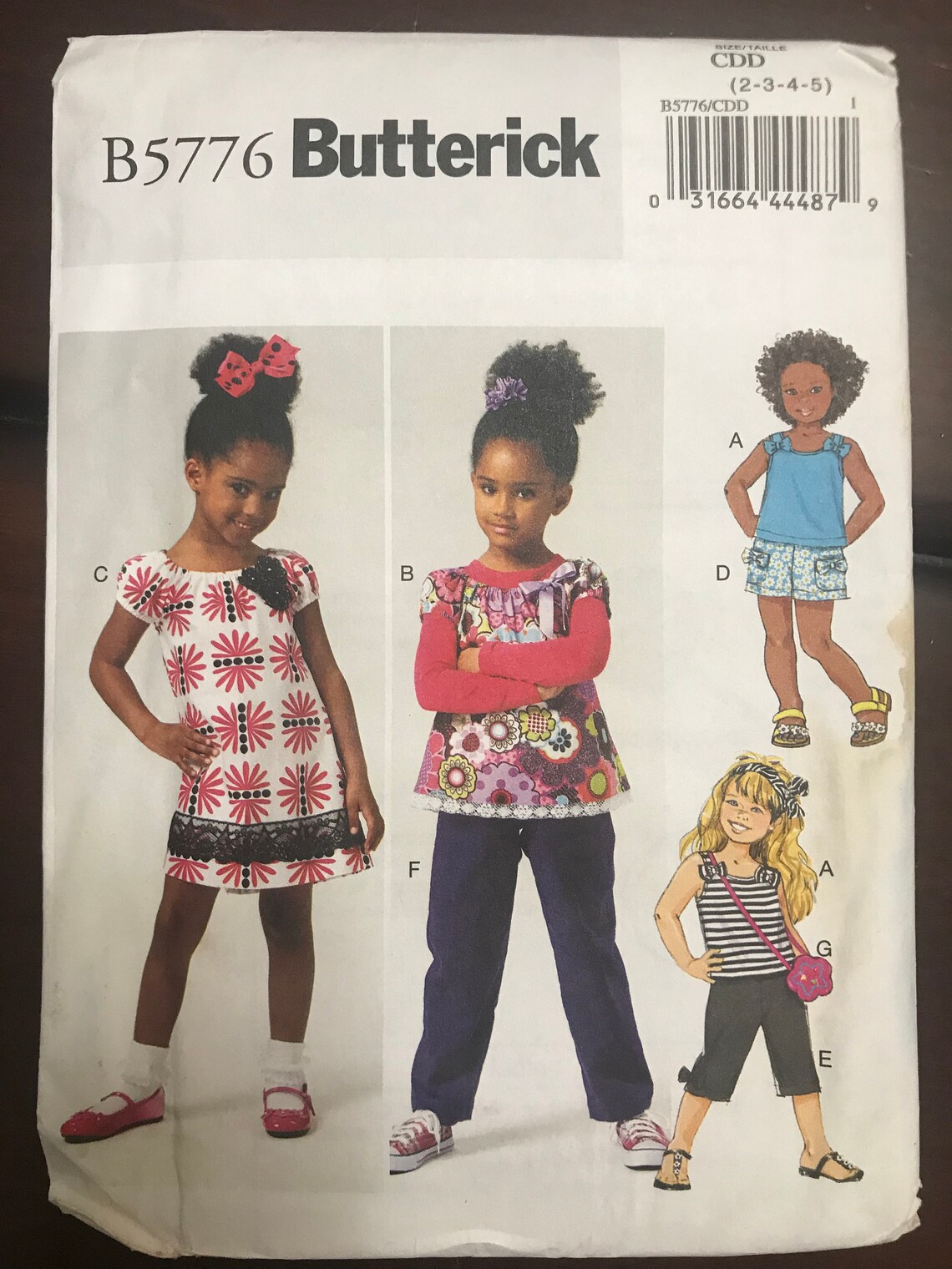 Butterick B5776 5776 Pattern UNCUT SEE Descrip Easy Sleeveless - Etsy