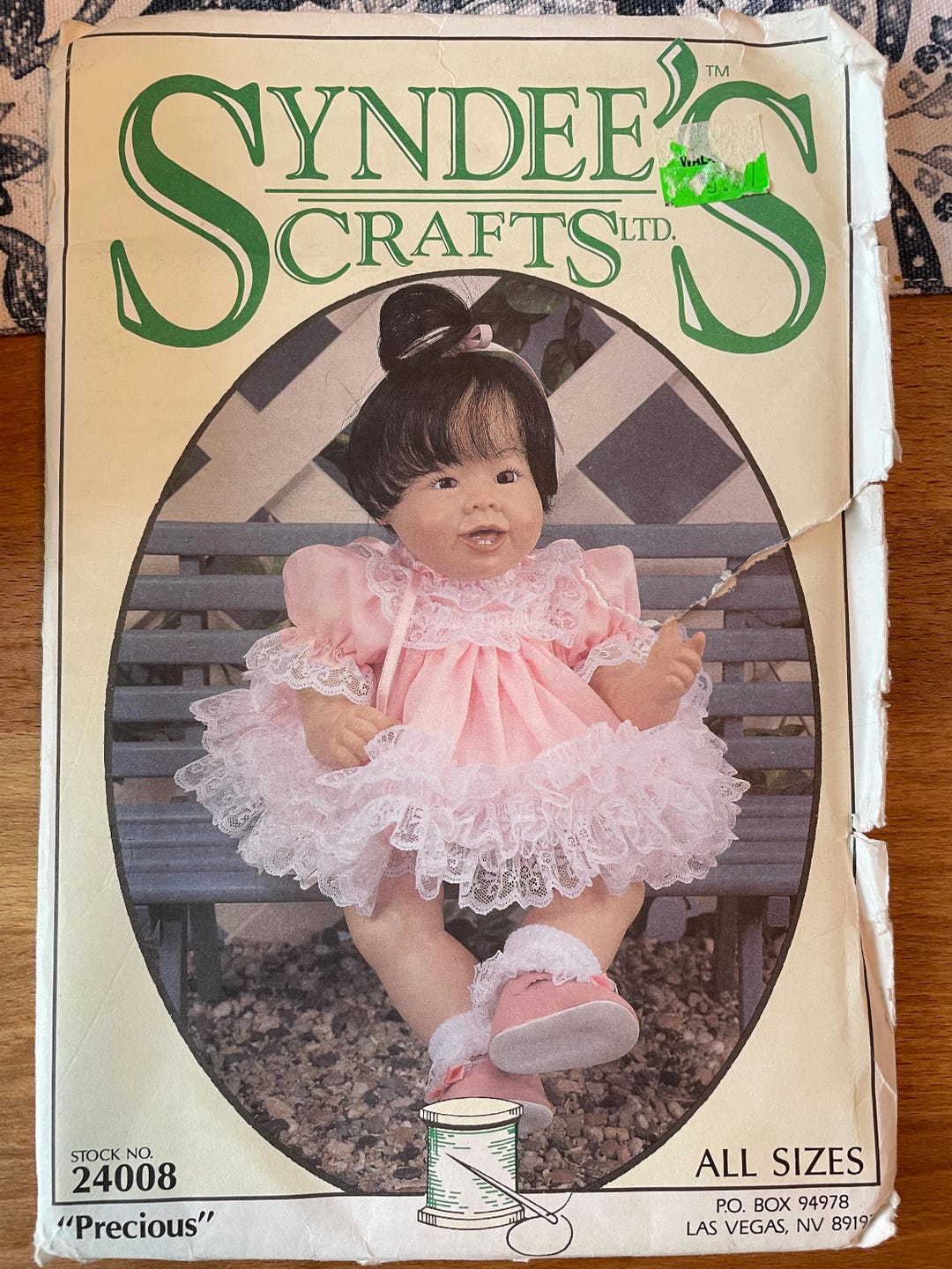 Syndee's Crafts Pattern No. 24008 Precious Lace Ruffle Dress Short Puff ...