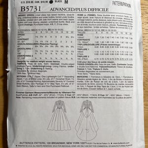 Butterick 5731 Pattern UNCUT Lace Overlay Swan Neck Wedding Dress Gown ...