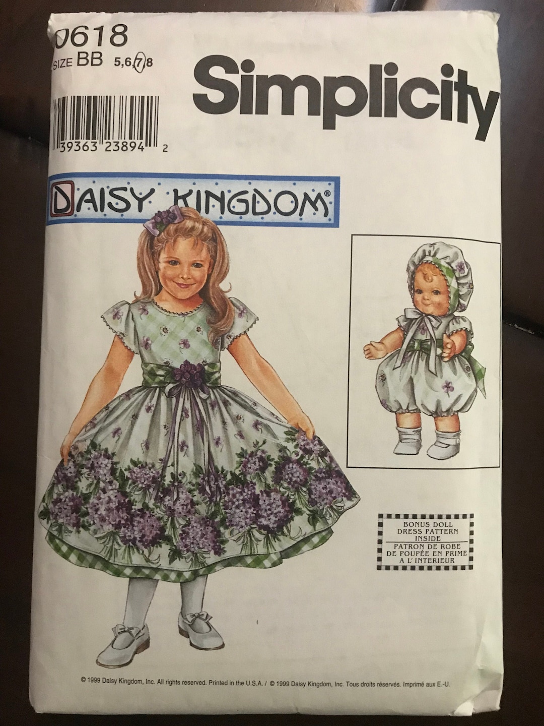 Simplicity 0618 9096 Pattern Daisy Kingdom Little Girls Summer Party ...