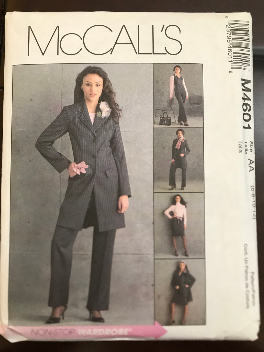Mccalls M4601 4601 Pattern UNCUT Non-stop Wardrobe Longline Above Knee ...