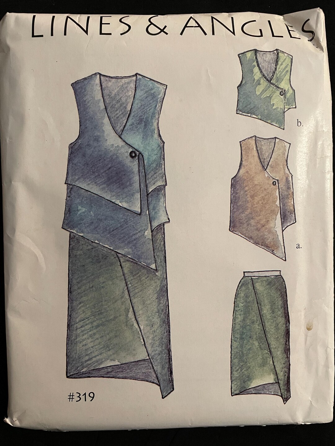 Lines & Angles 319 Pattern UNCUT Vintage 1990s Lois Ericson ...