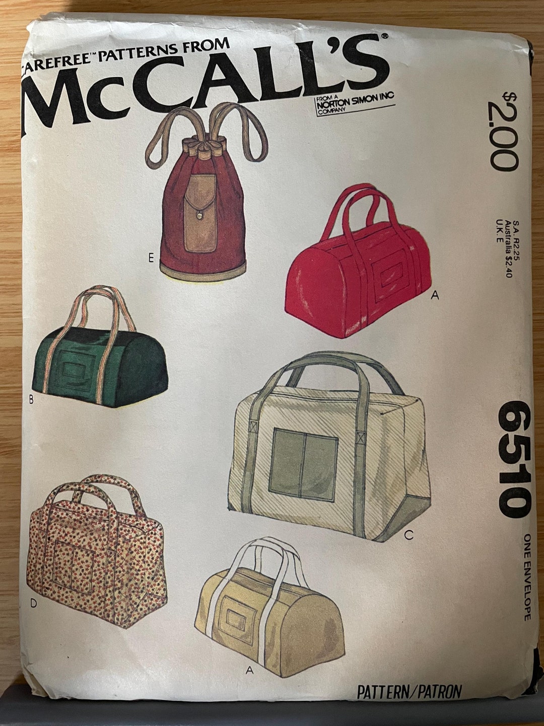 Mccalls 6510 Pattern CUT Missing Guide Vintage 1970s Carefree Easy Set ...