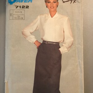 Simplicity 7122 Pattern UNCUT 1980s Vintage Super Saver Easy Left ...