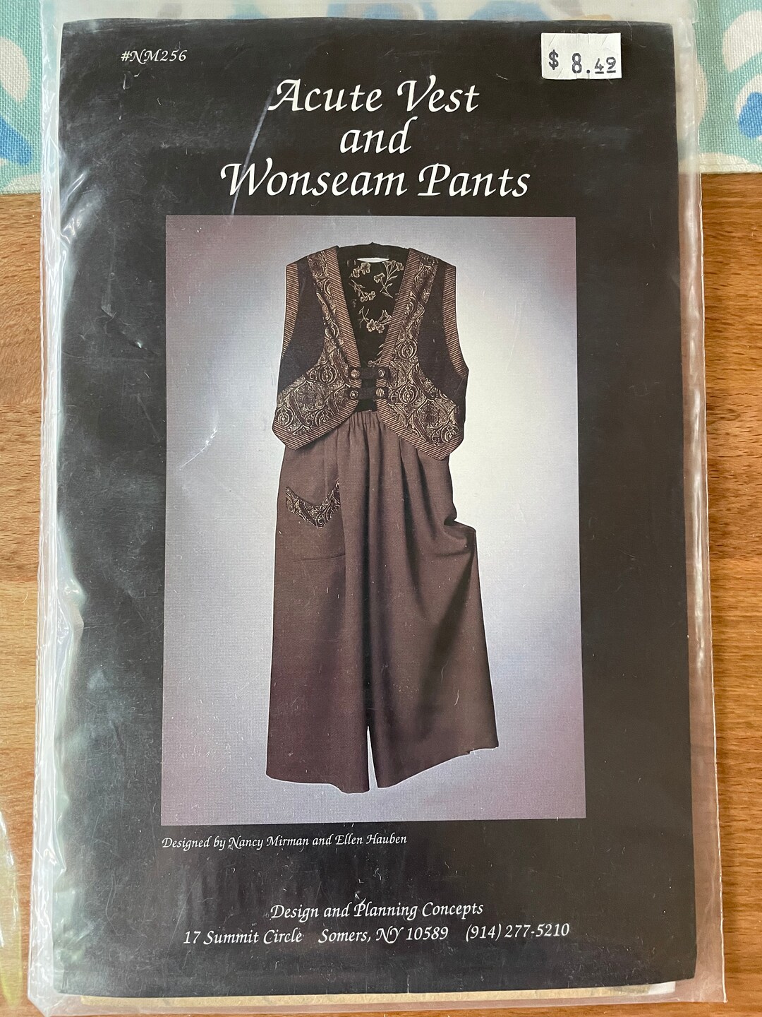 Nancy Mirman Design and Planning Concepts NM256 256 Pattern UNCUT 1990s ...
