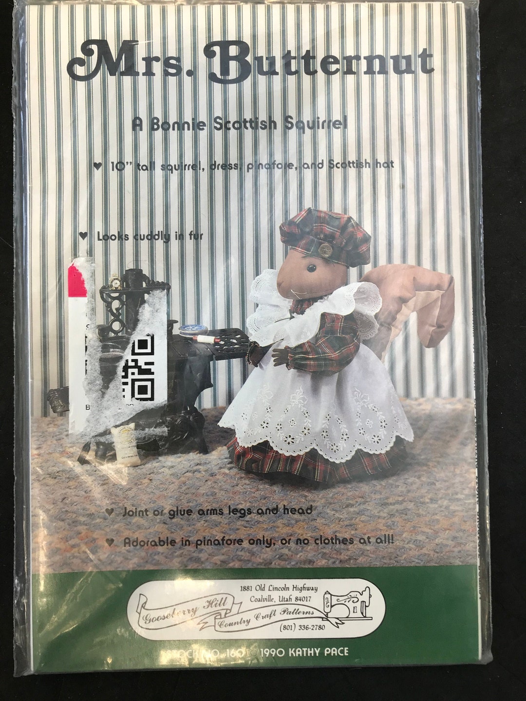 Vintage Gooseberry Hill Country Craft Pattern 160 Mrs Butternut Bonnie ...