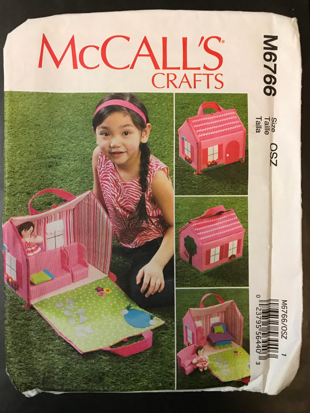 Mccalls M6766 6766 Pattern UNCUT 2010s Crafts Doll House and Furniture ...