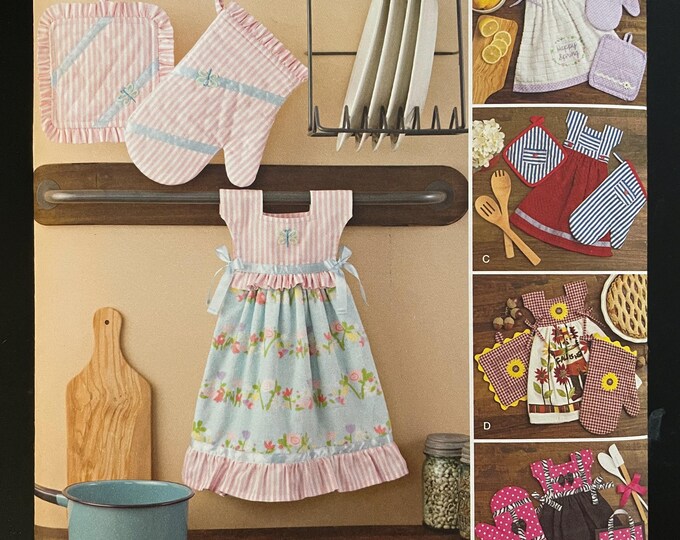 Simplicity 8109 Pattern UNCUT Patricia Full Apron Style Handtowel Hand ...