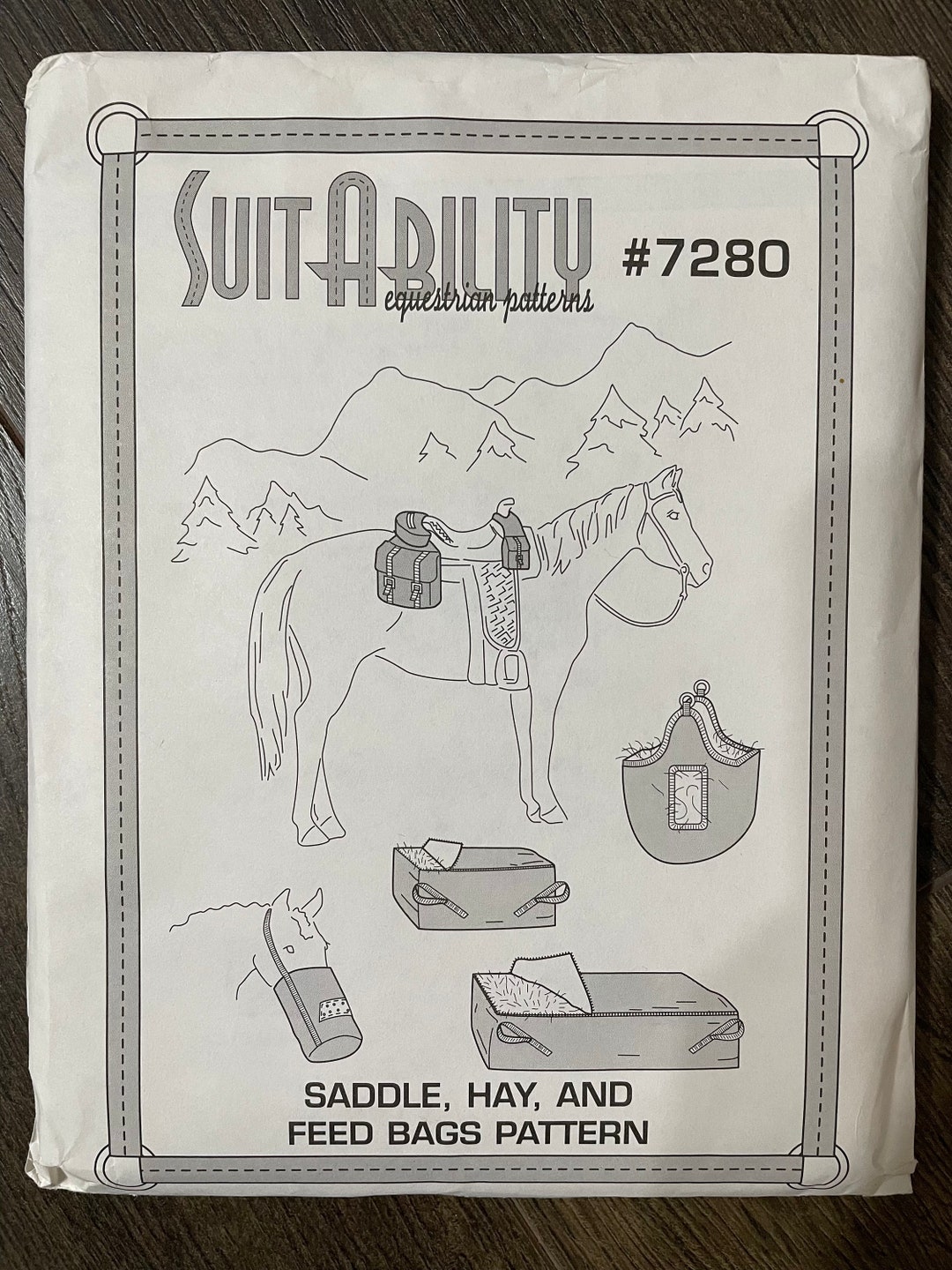 Suit Ability Suitability 7280 Equestrian Patterns Pattern UNCUT Horse ...