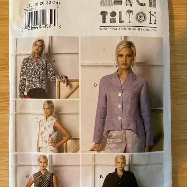 Vogue Vest Patterns - Etsy