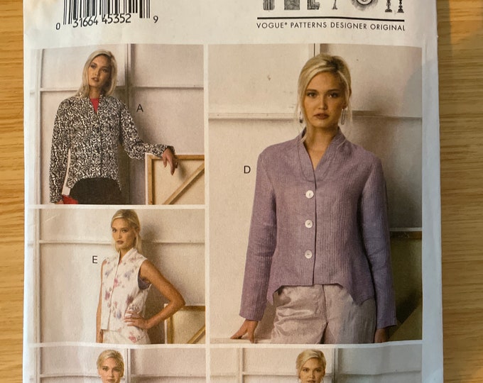 Vogue 8982 Pattern UNCUT Marcy Tilton Easy Loose Fitting Unlined Swan ...