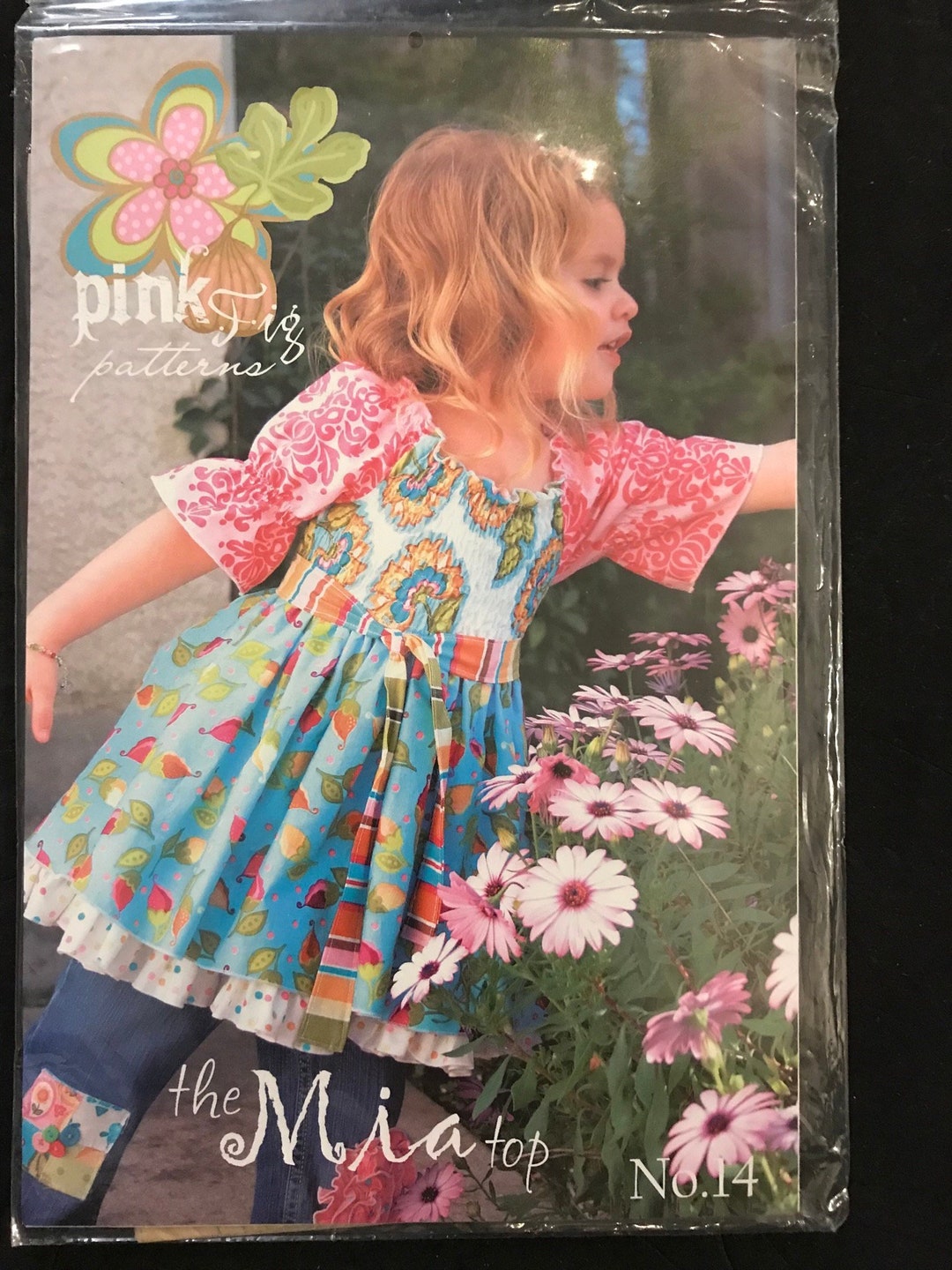 Pink Fig Patterns Pattern UNCUT Mia Top No. 14 Girl's Smocked Bodice ...