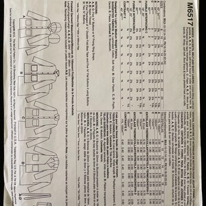 Mccalls M6517 6517 Pattern UNCUT Easy Button Front Raincoat Trench Coat ...