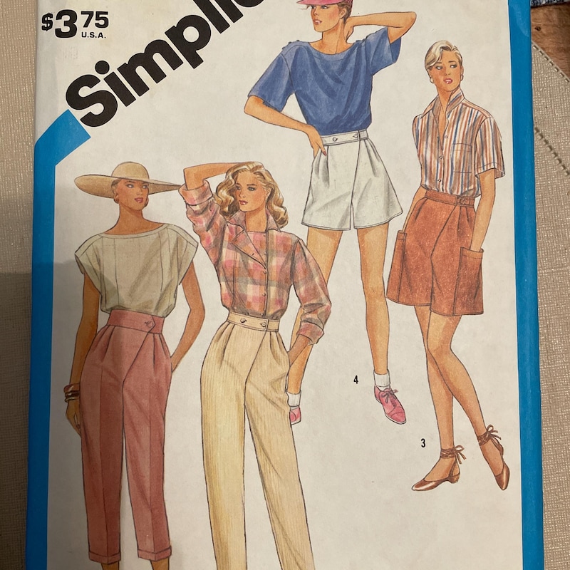 1980s Pants Pattern - Etsy