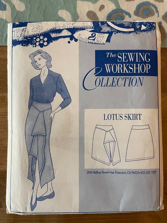 The Sewing Workshop Collection Pattern UNCUT Lotus Skirt Yoked - Etsy