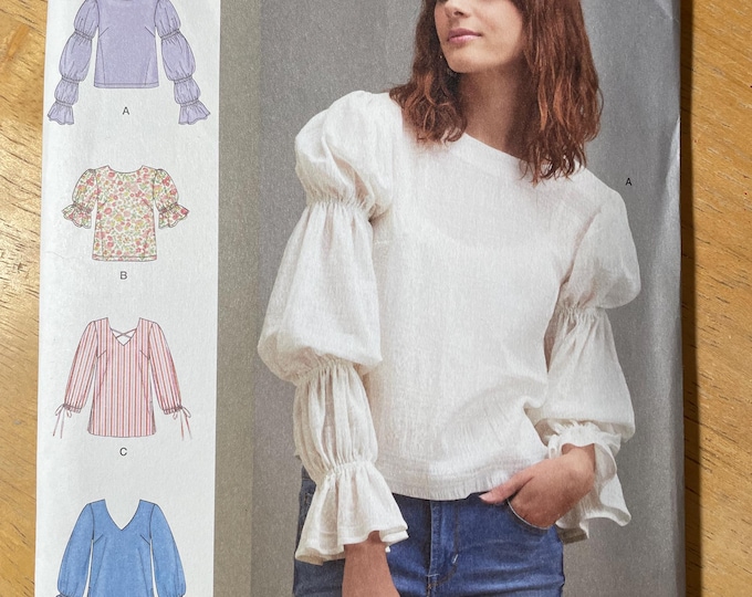 Simplicity S8839 8839 Pattern UNCUT Easy to Sew Romantic Poet Blouse ...