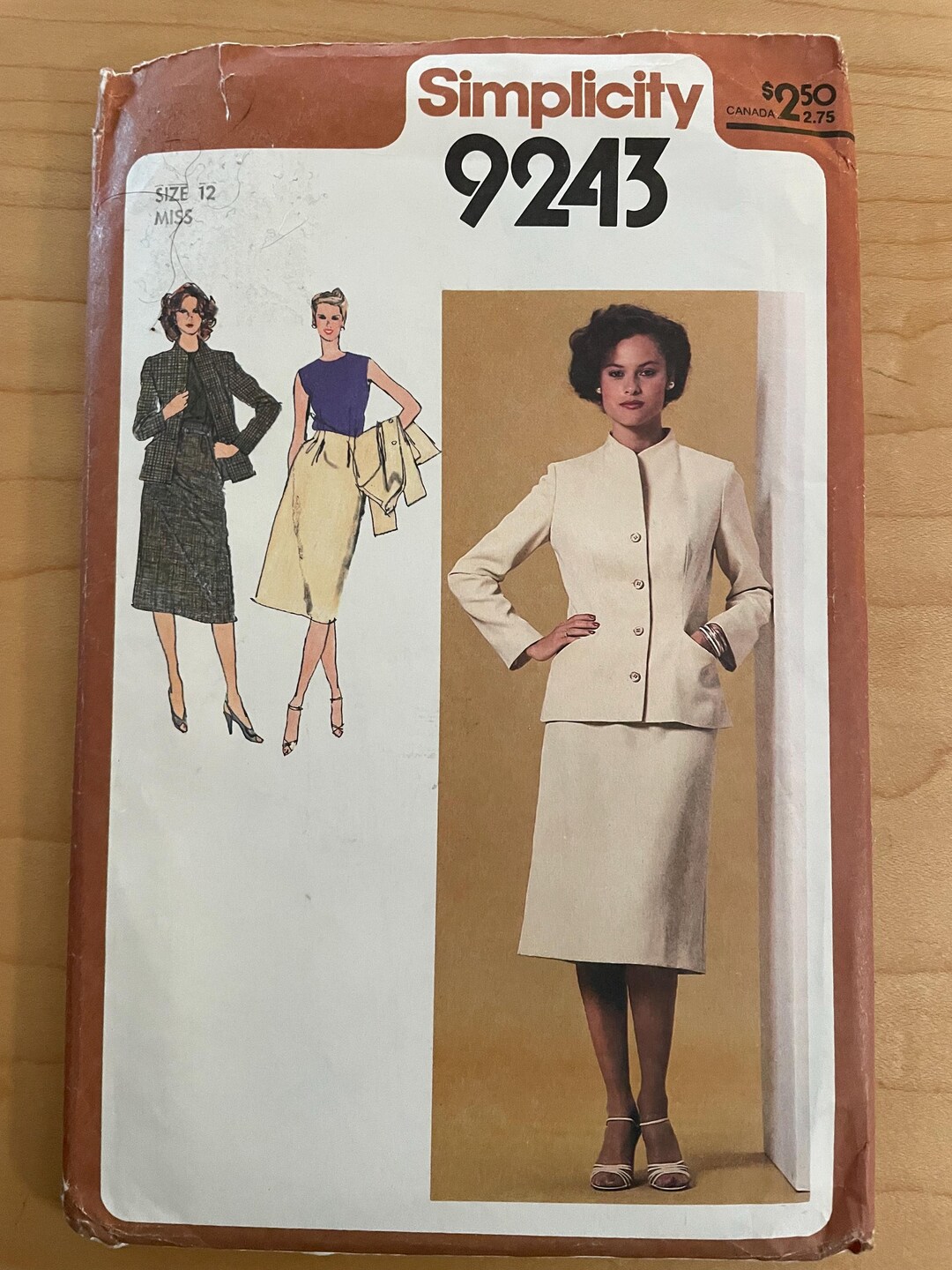 Simplicity 9243 Pattern UNCUT 1970s Vintage Sleeveless Blouse Shell ...