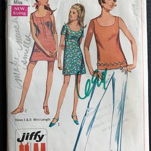 Simplicity 7702 Pattern CUT Complete 1960s Vintage Easy Jiffy - Etsy