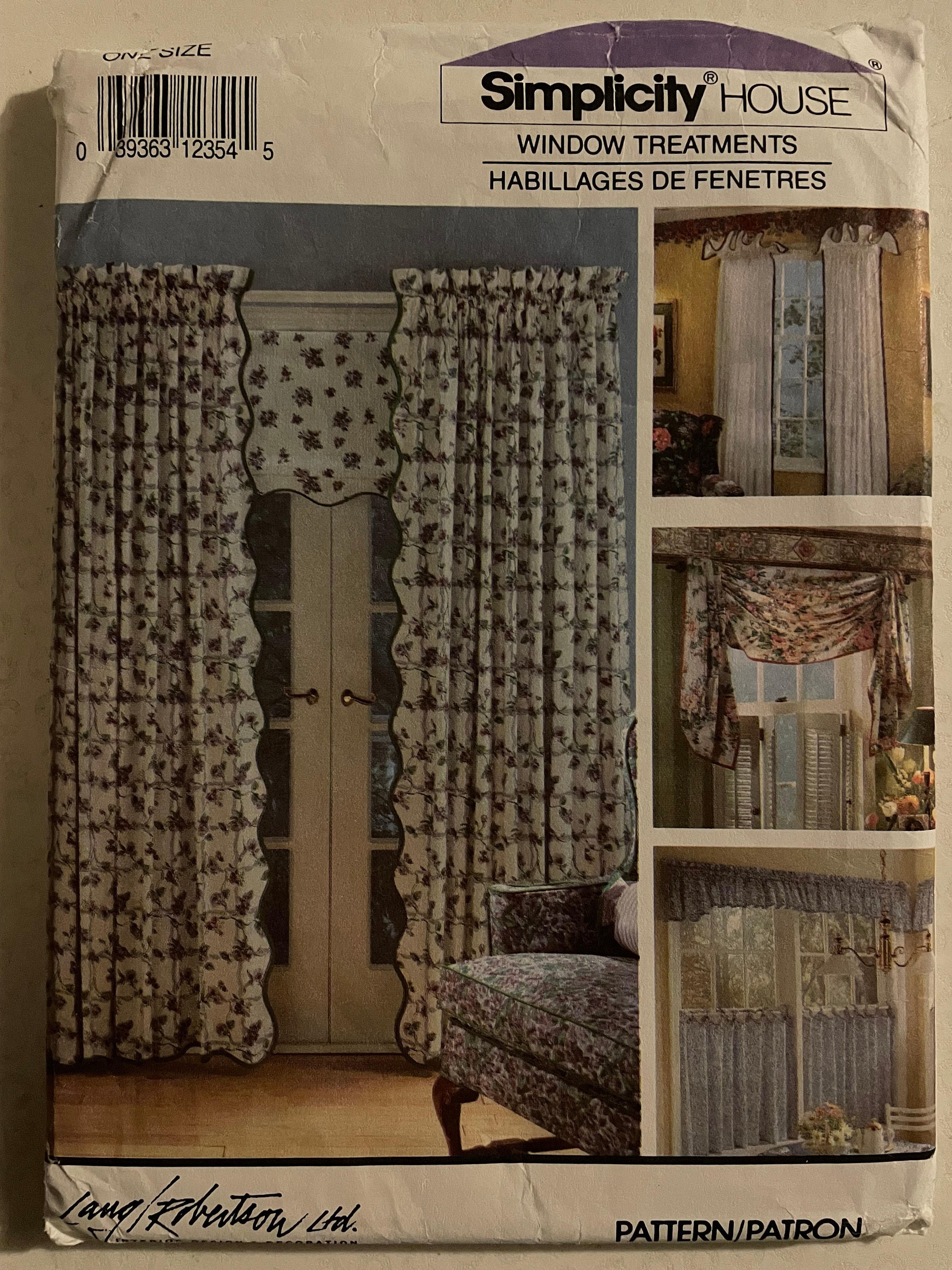 Map Scalloped Edge Shades