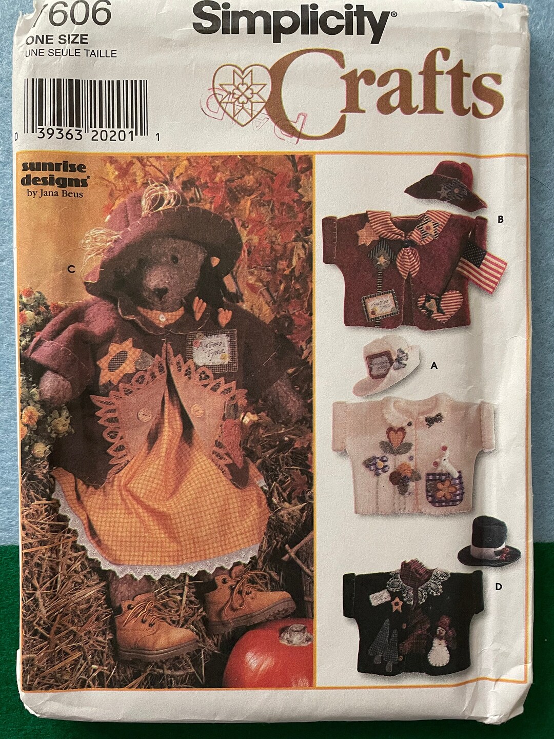 Simplicity 7606 Pattern UNCUT 1990s Vintage Crafts Sunrise - Etsy