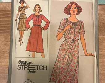 Simplicity 5361 5392 Pattern CUT Missing Facing 1980s Jessica Gunne Sax ...