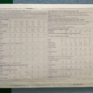 Simplicity 3799 Pattern Sleeveless Banded Collar Tunic or Dress Short ...