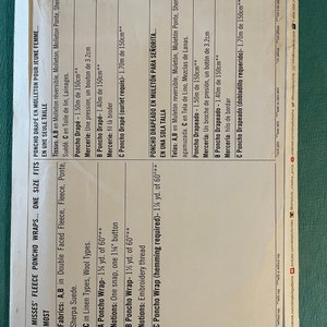 Simplicity 8173 Pattern UNCUT Easy to Sew Wrap Fringe Trim Poncho ...