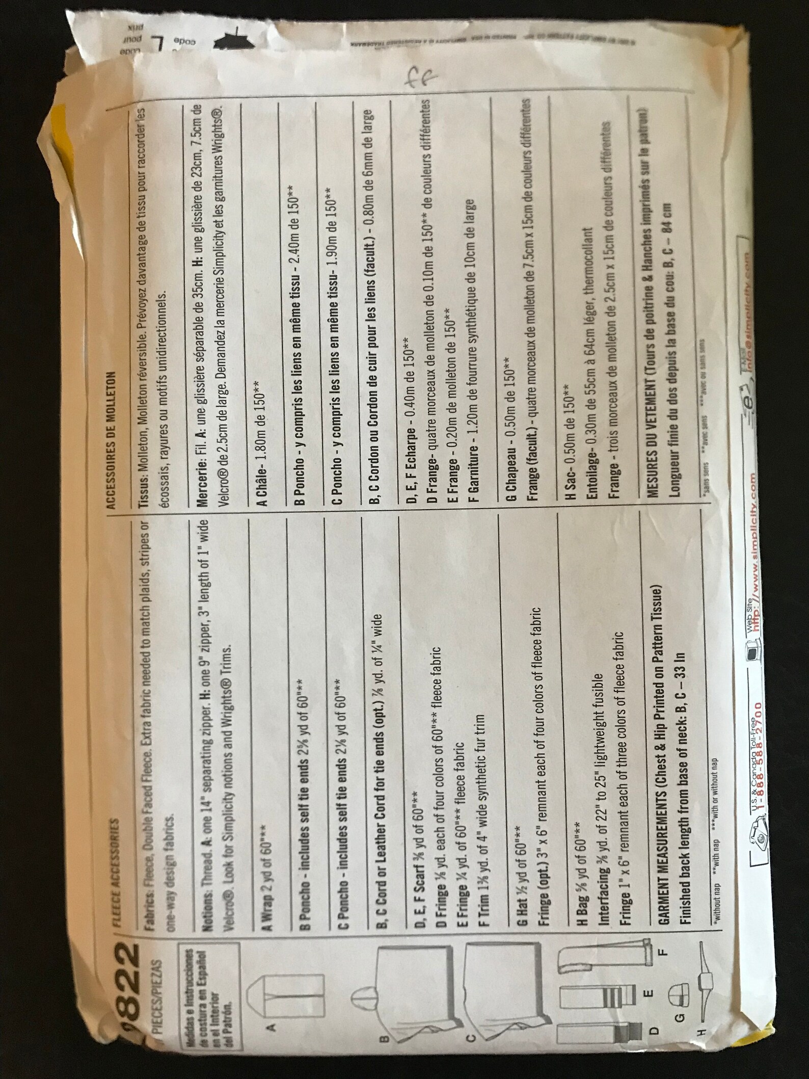 Simplicity 0600 9822 Pattern UNCUT Sewing Patterns for Dummies - Etsy