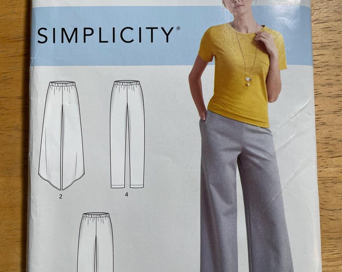 Simplicity 3799 Pattern Sleeveless Banded Collar Tunic or Dress Short ...