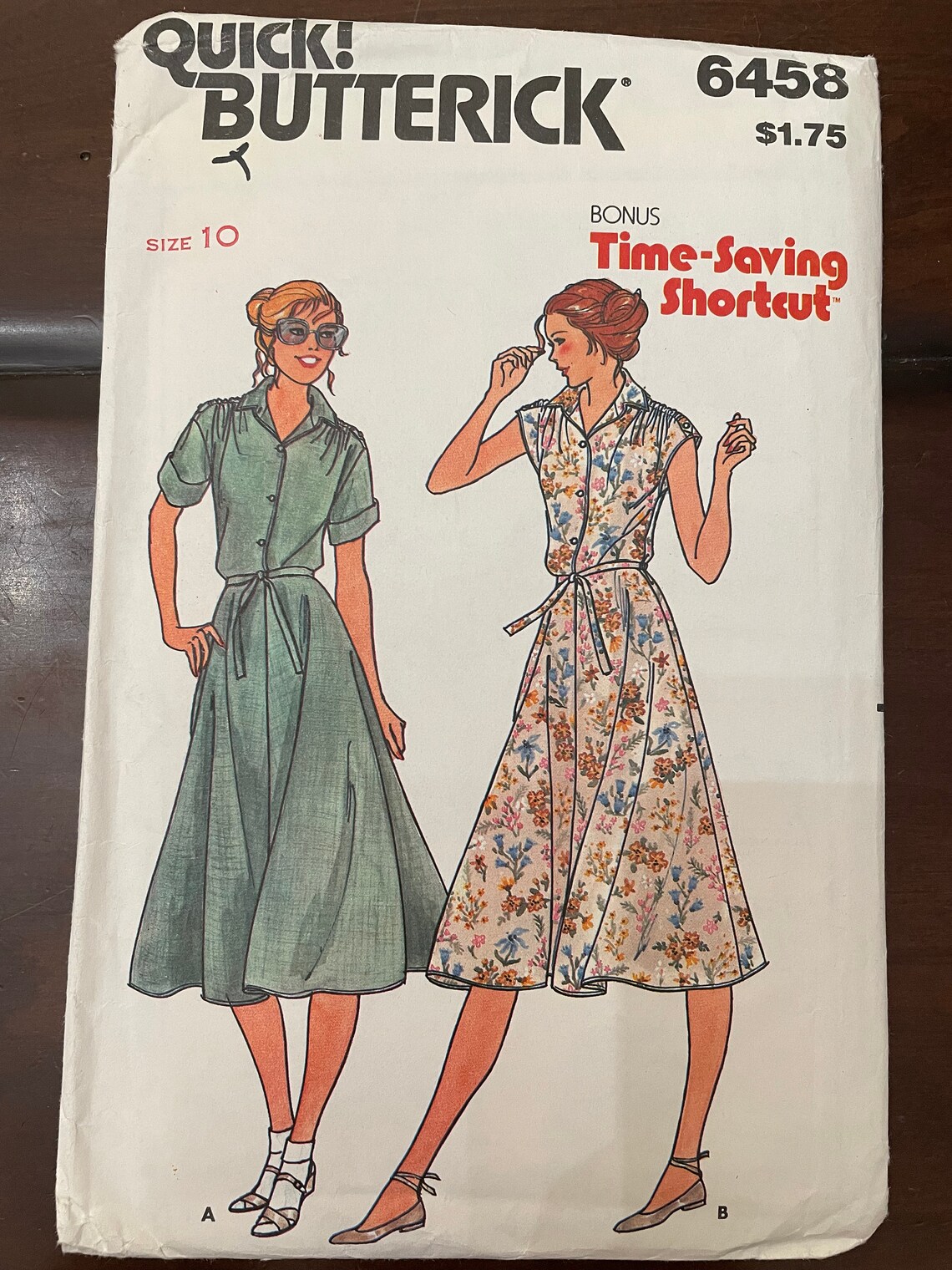 Butterick 6458 Pattern CUT Complete 1980s Vintage Time Saving - Etsy
