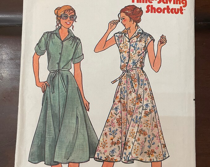 Butterick 6458 Pattern CUT Complete 1980s Vintage Time Saving - Etsy