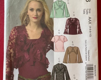 Vogue V8405 8405 Pattern UNCUT 2000s Accessories Four Lined Hats Small ...