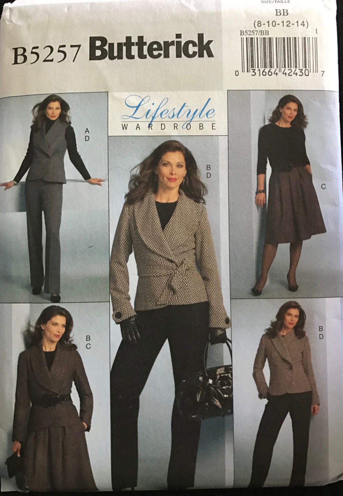 Butterick B5257 5257 Pattern Easy Lifestyle Wardrobe - Etsy