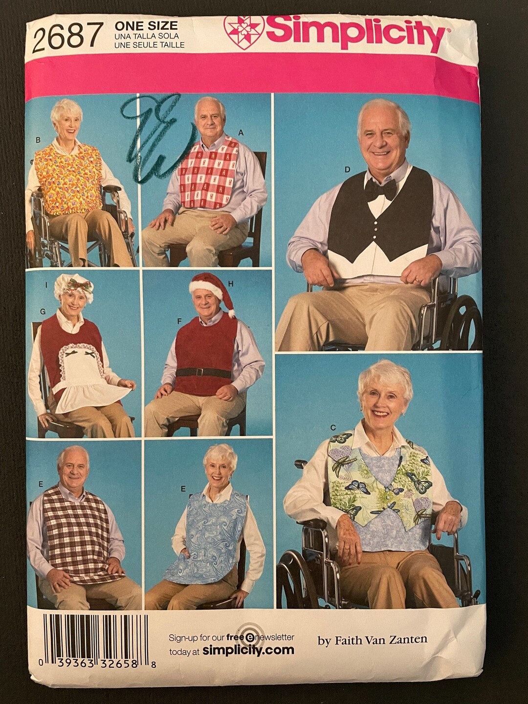 Simplicity 2687 Pattern UNCUT 2000s Faith Van Zanten Adult Clothing ...