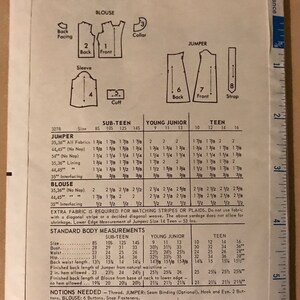Butterick 3278 Pattern UNCUT 1960s Teens Deep Scoop Neck Sleeveless ...