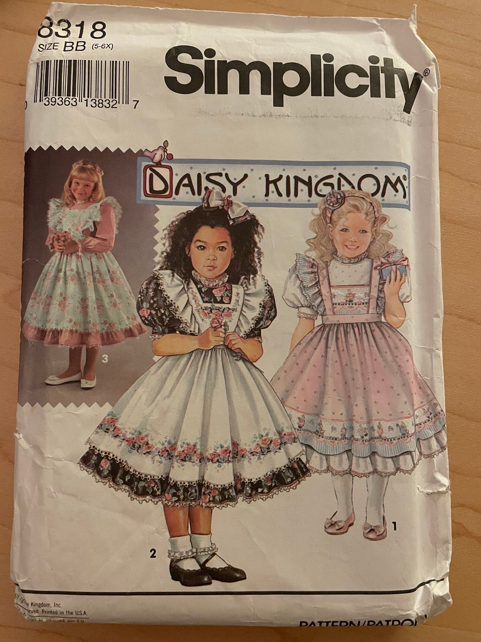 Simplicity 0662 8318 Pattern Toddler Girls Daisy Kingdom - Etsy