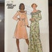 Vogue 9040 Pattern CUT Complete 1990s Vintage Asymmetrical Button or ...