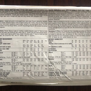 Simplicity 8340 Pattern UNCUT 1980s Designer Sung Sport Notched Collar ...