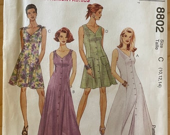 1990s Dress Pattern - Etsy