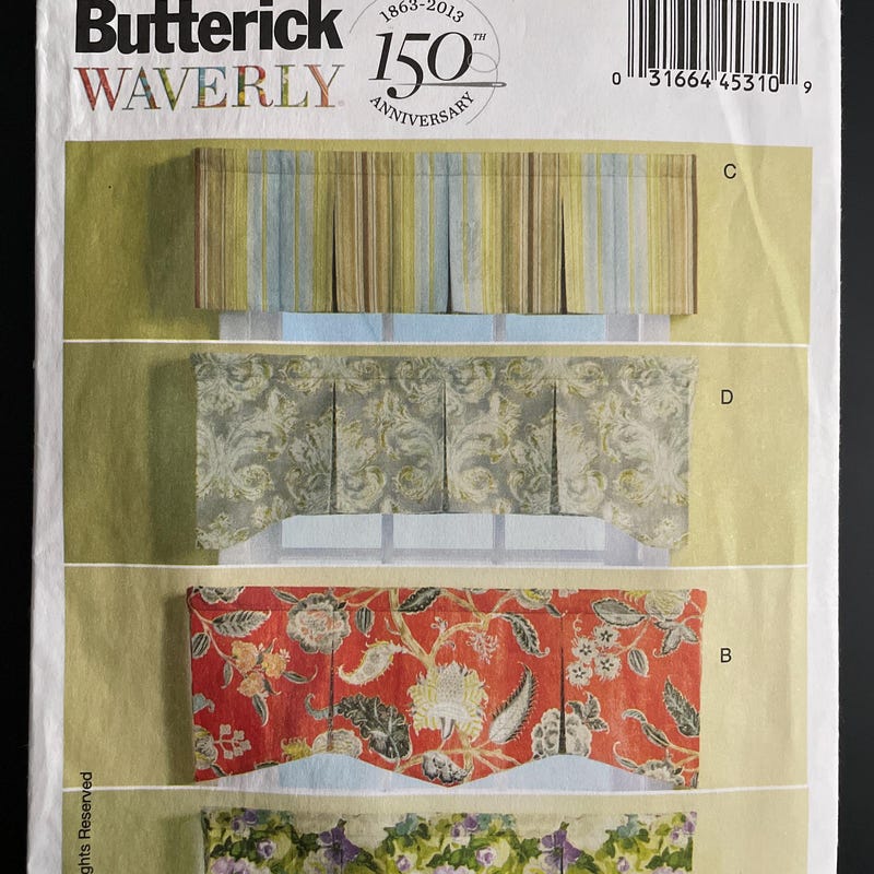 Box Pleat Valance - Etsy