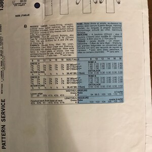 Vogue 1386 Pattern CUT Complete See Descrn 1990s Vintage John Anthony ...